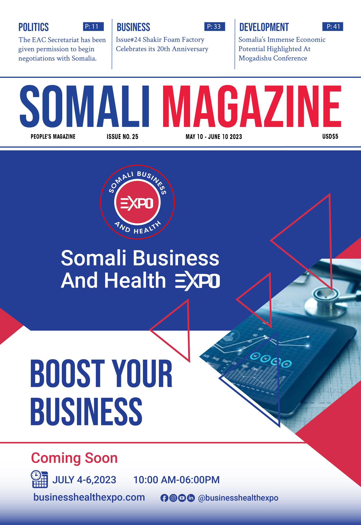 ISSUE#25 Somali Business and Health Expo 2023 - Somali Magazine