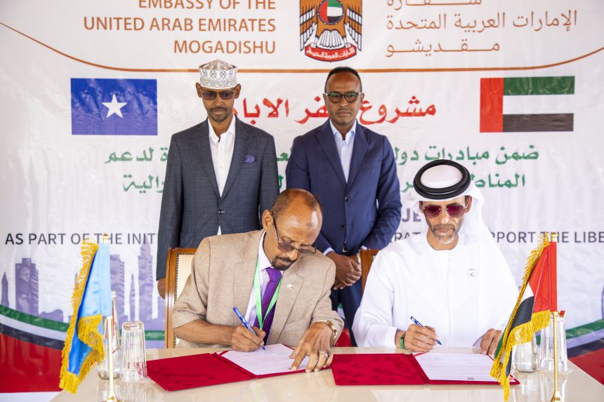 The UAE and Somalia have signed an agreement on a water well project ...