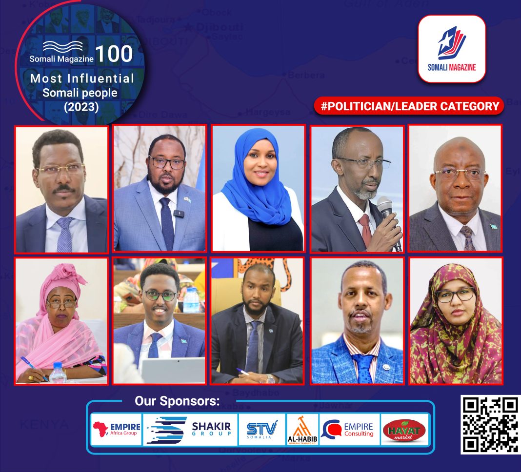 Somali Magazine Announces the 100 Most Influential Somali People of ...