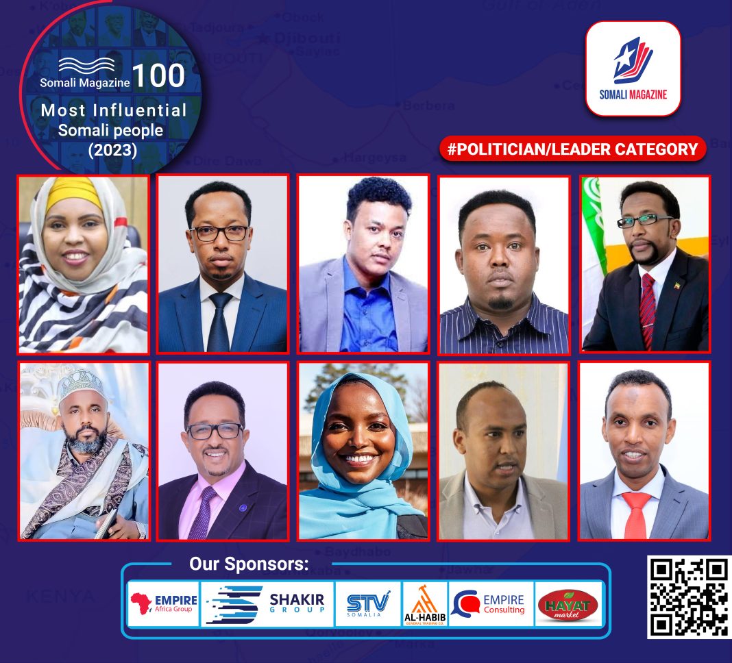 Somali Magazine Announces the 100 Most Influential Somali People of ...