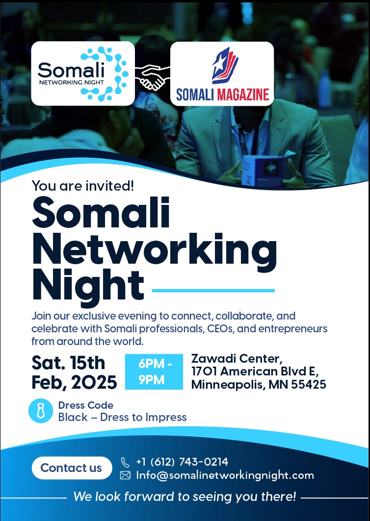 Somali Networking Night Partners with Somali Magazine for Exclusive ...