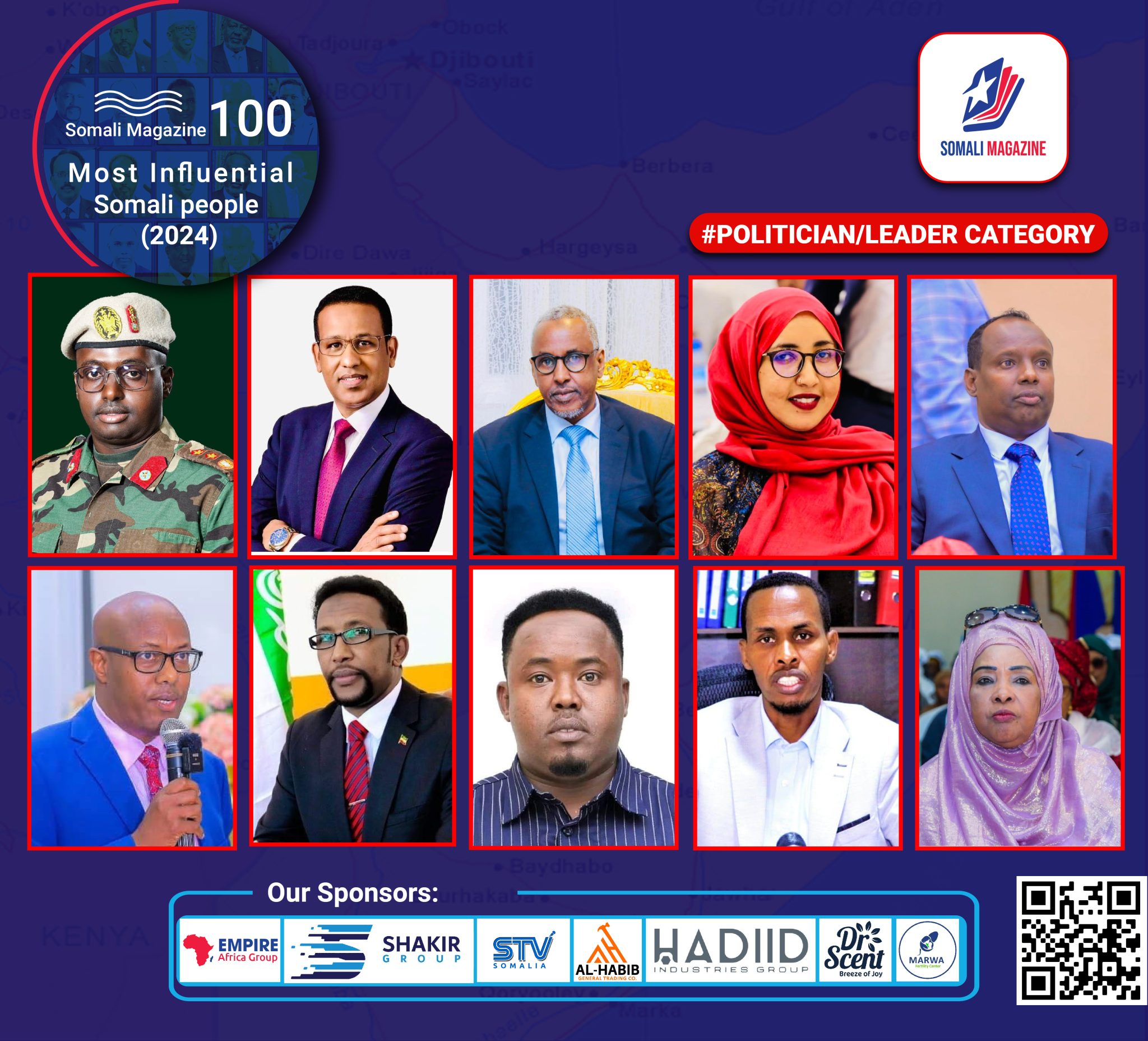 Somali Magazine Unveils the 100 Most Influential Somali People of 2024 ...
