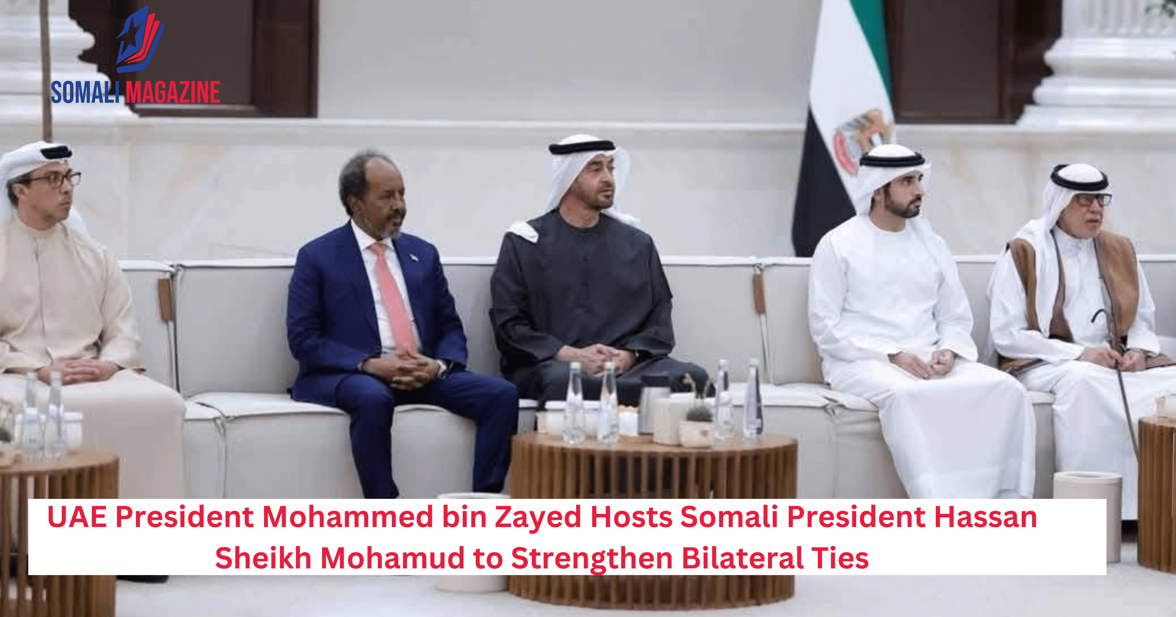 UAE President Mohammed bin Zayed Hosts Somali President Hassan Sheikh ...