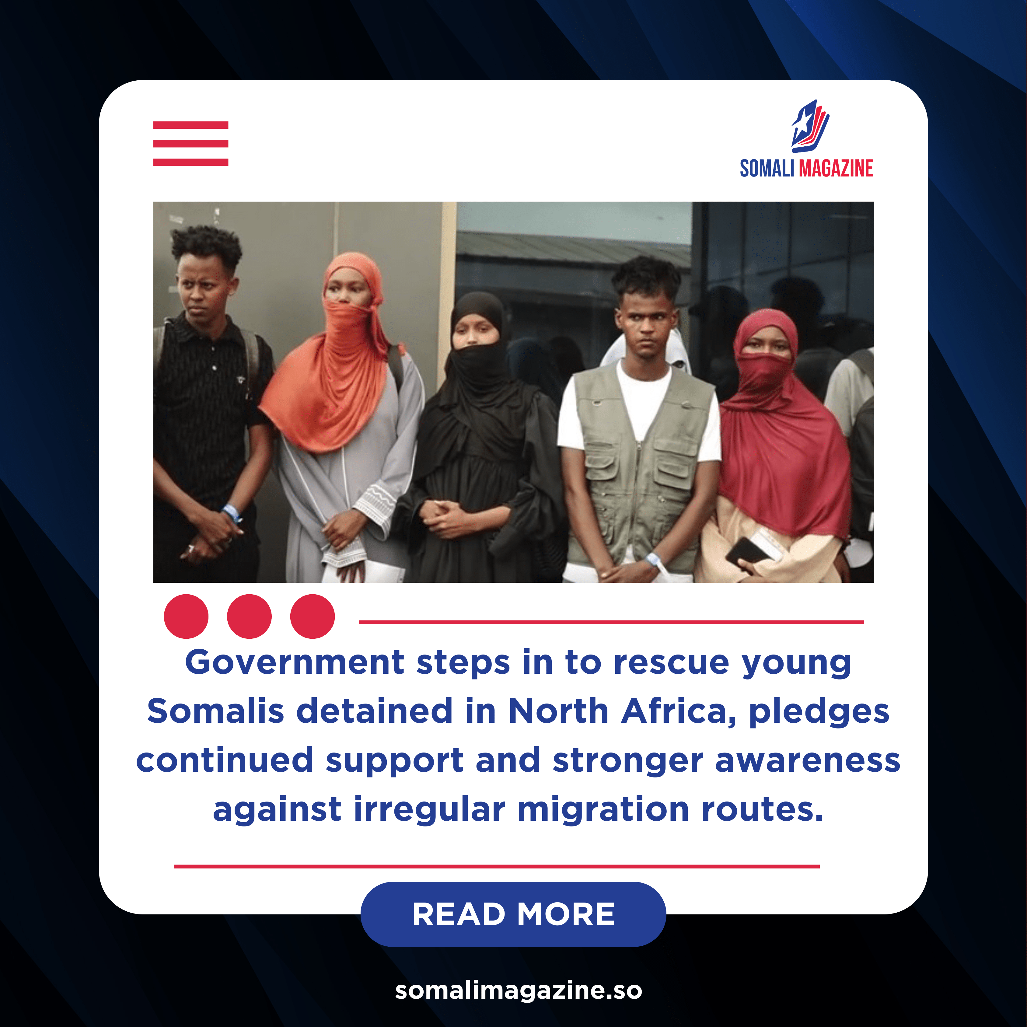 Somalia Repatriates 14 Youth from Algeria After Failed Europe Migration ...