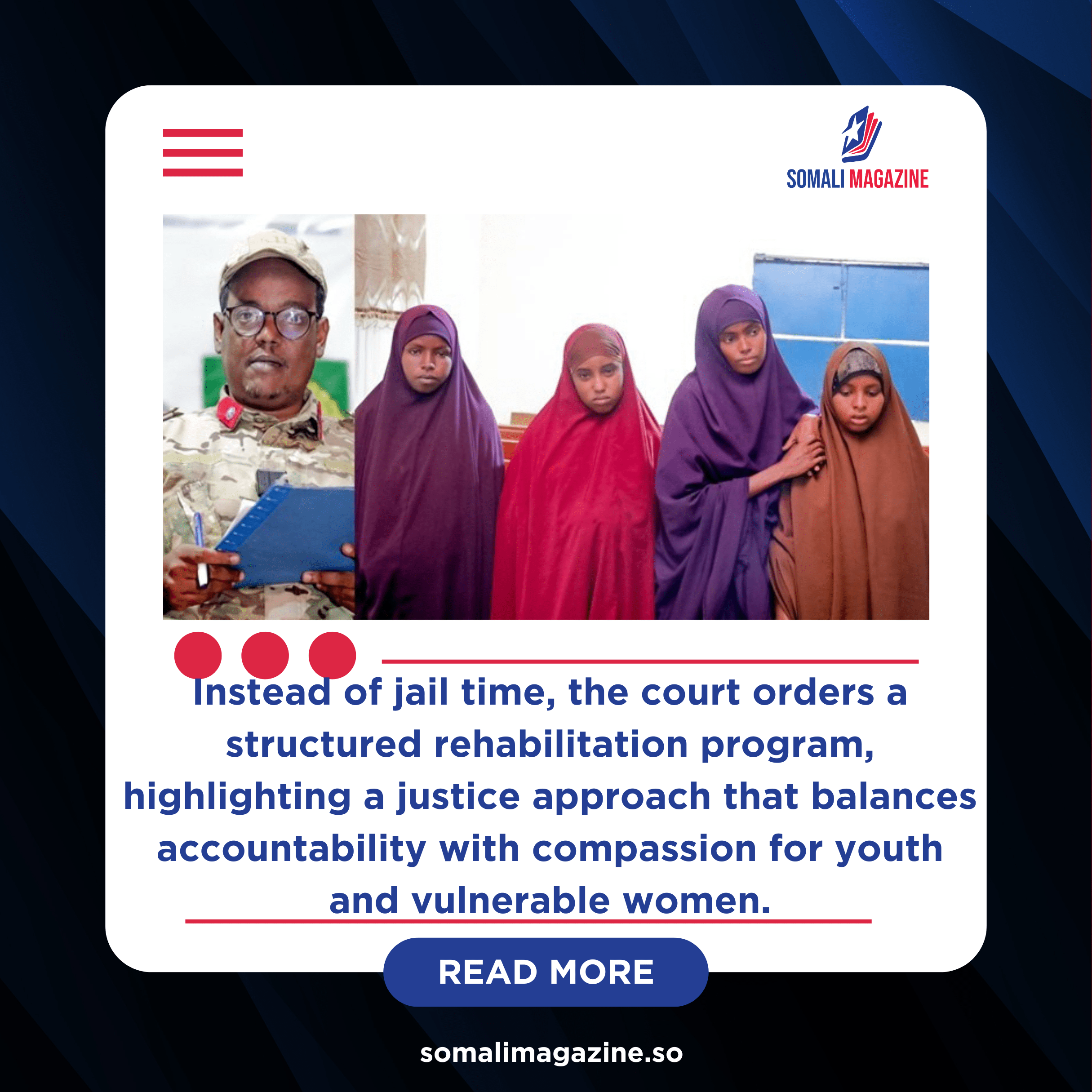 Jubbaland Military Court Sends Four Women to Rehab for Aiding al ...