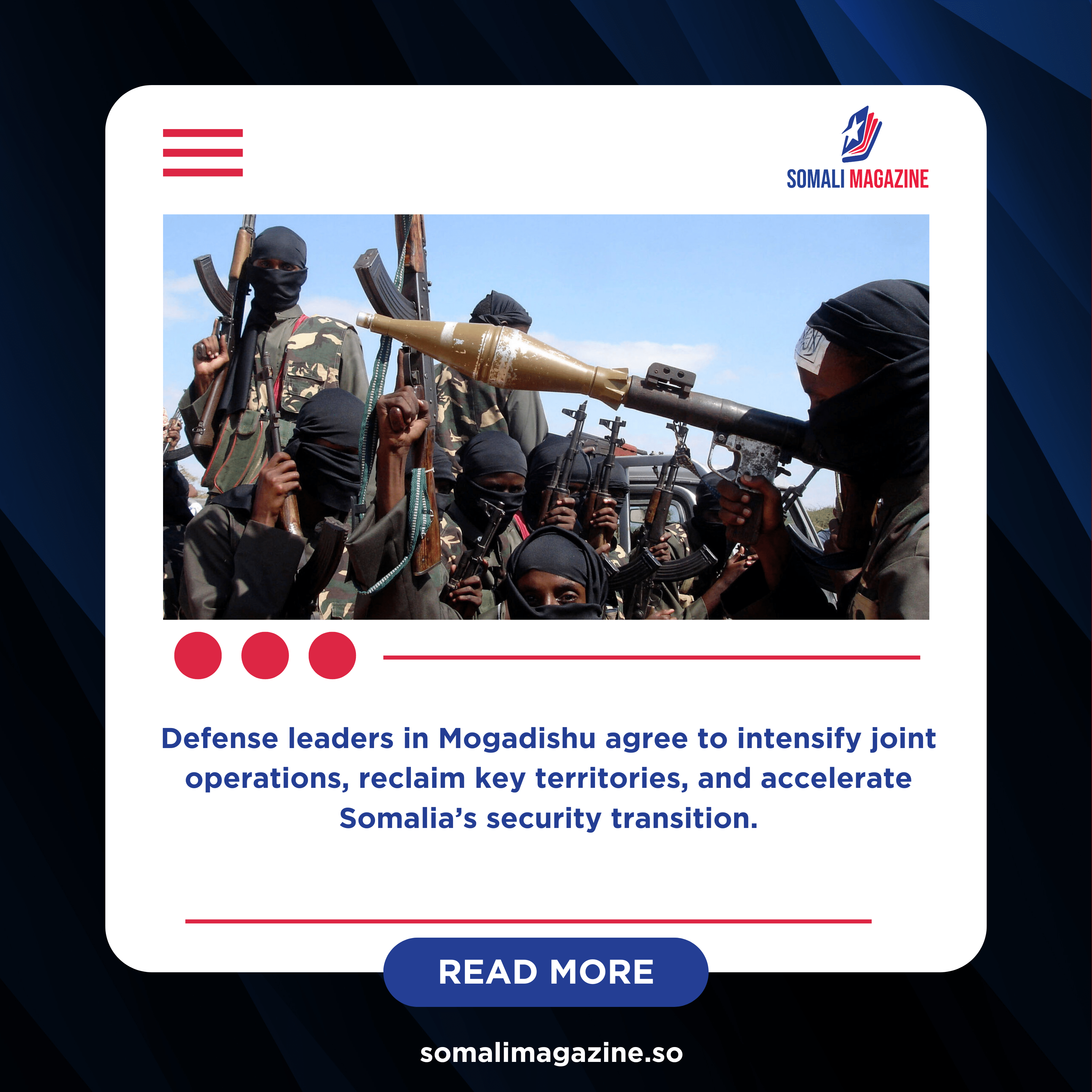 Somalia, AU Mission Vow Stronger Military Push to Defeat al-Shabaab ...