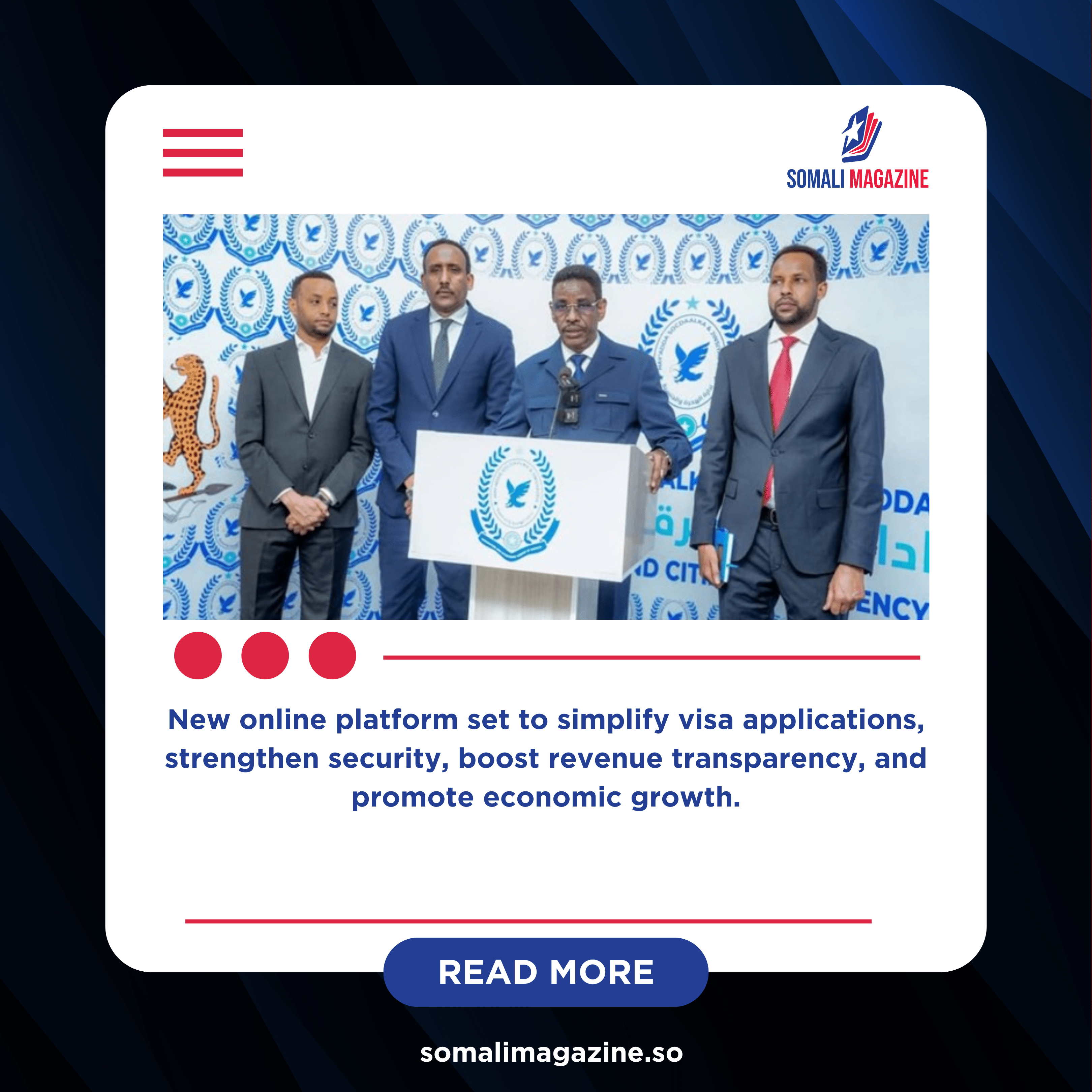 Somalia Launches Mandatory E-Visa System for All Foreign Travelers from ...