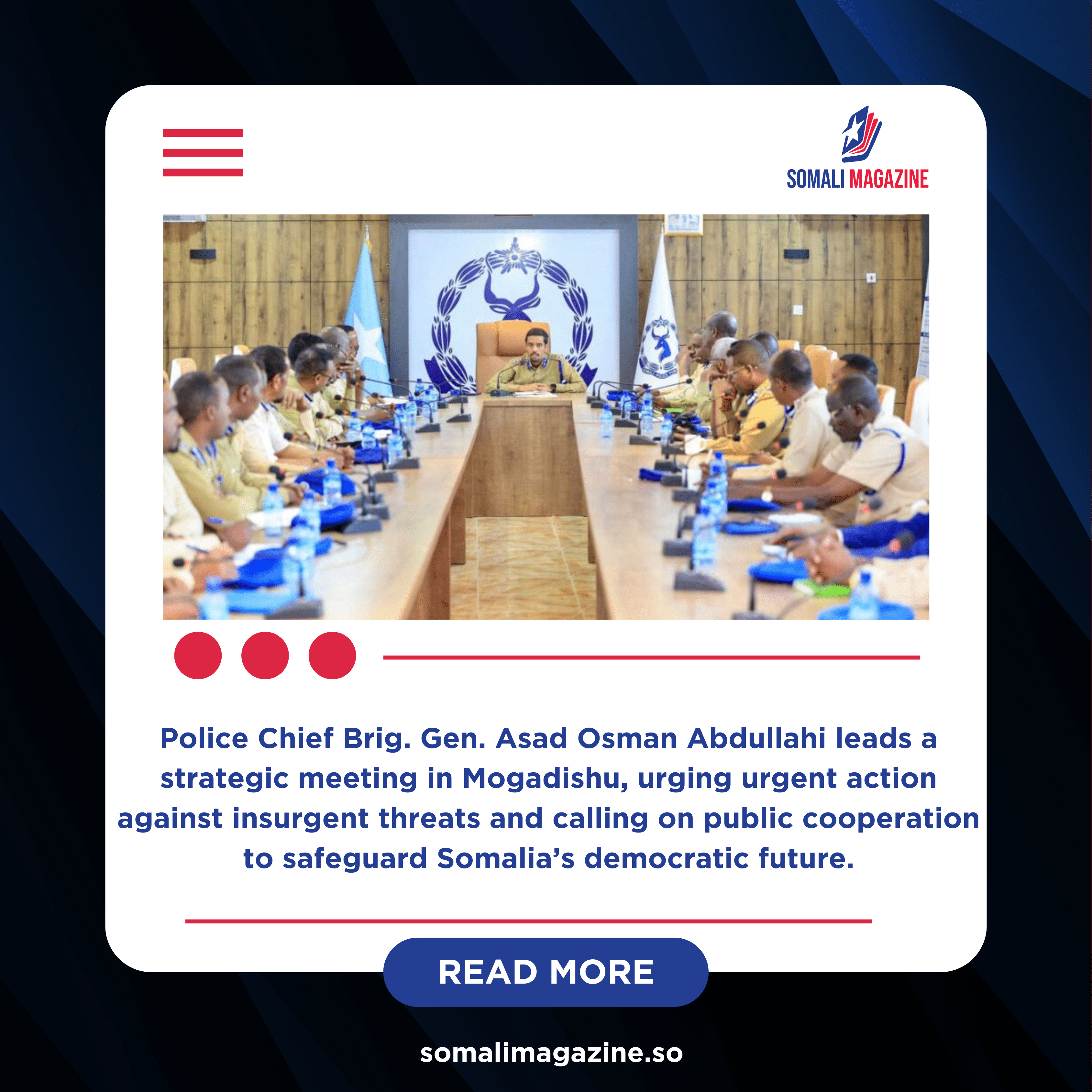 Somali Police Intensify Security Measures Ahead of Key Elections ...