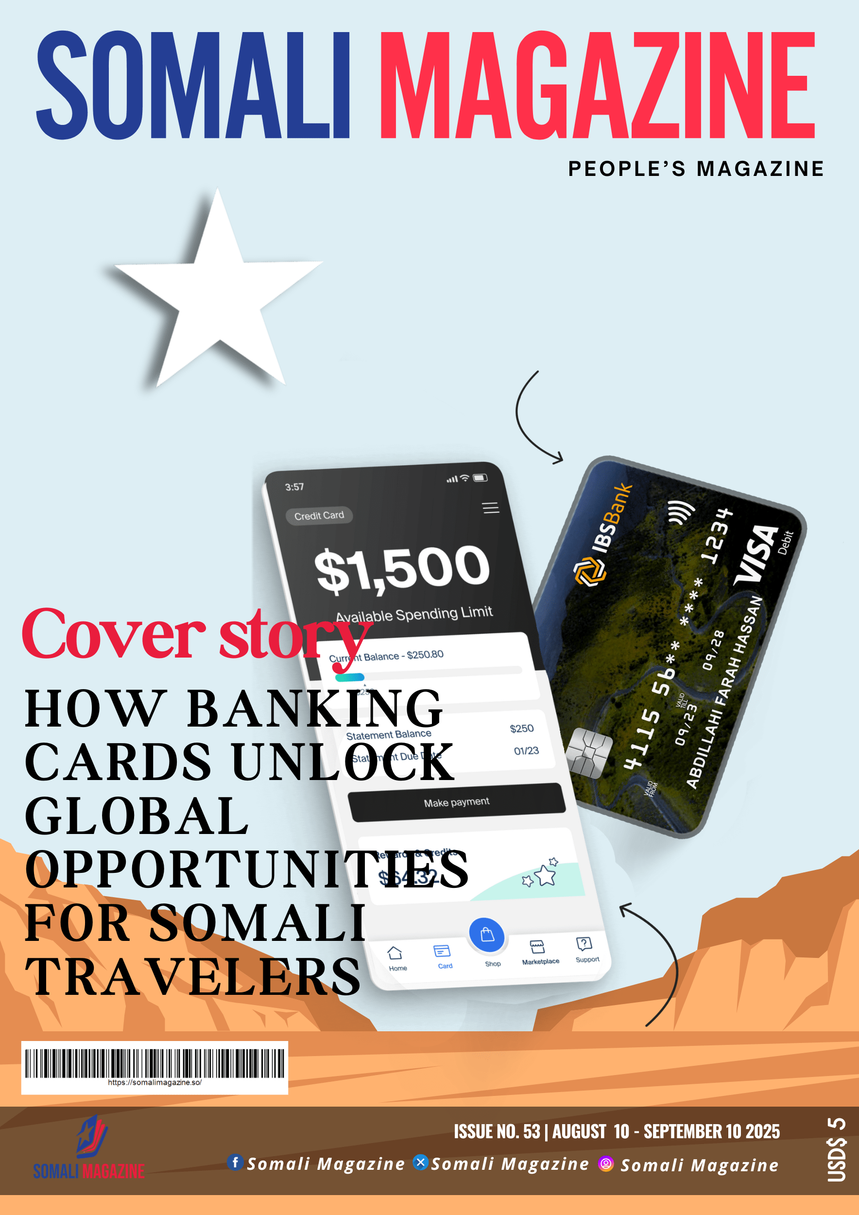 Somali Magazine issue 53 – Cover story – How Banking Cards Unlock ...