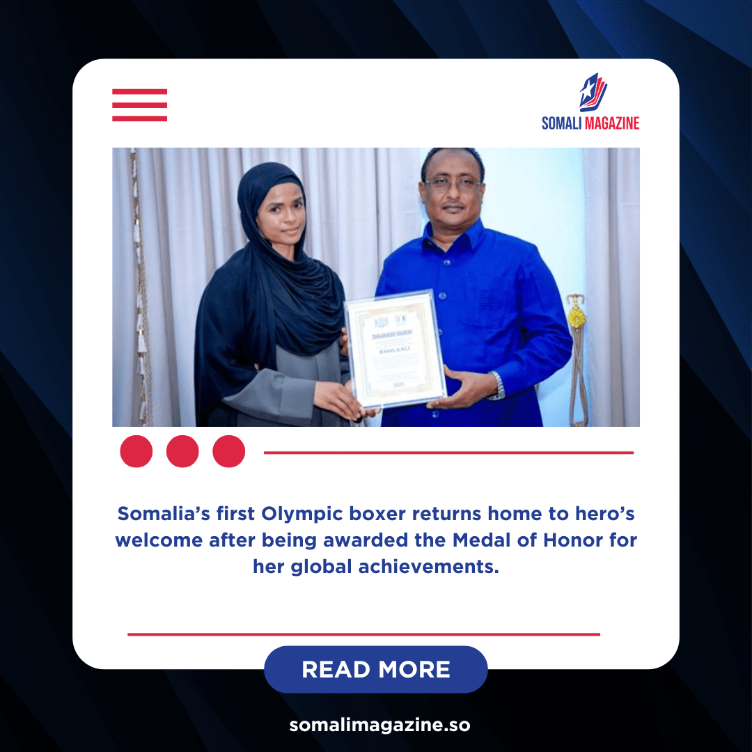 Ramla Ali Honored in Mogadishu for Breaking Barriers in Boxing - Somali ...