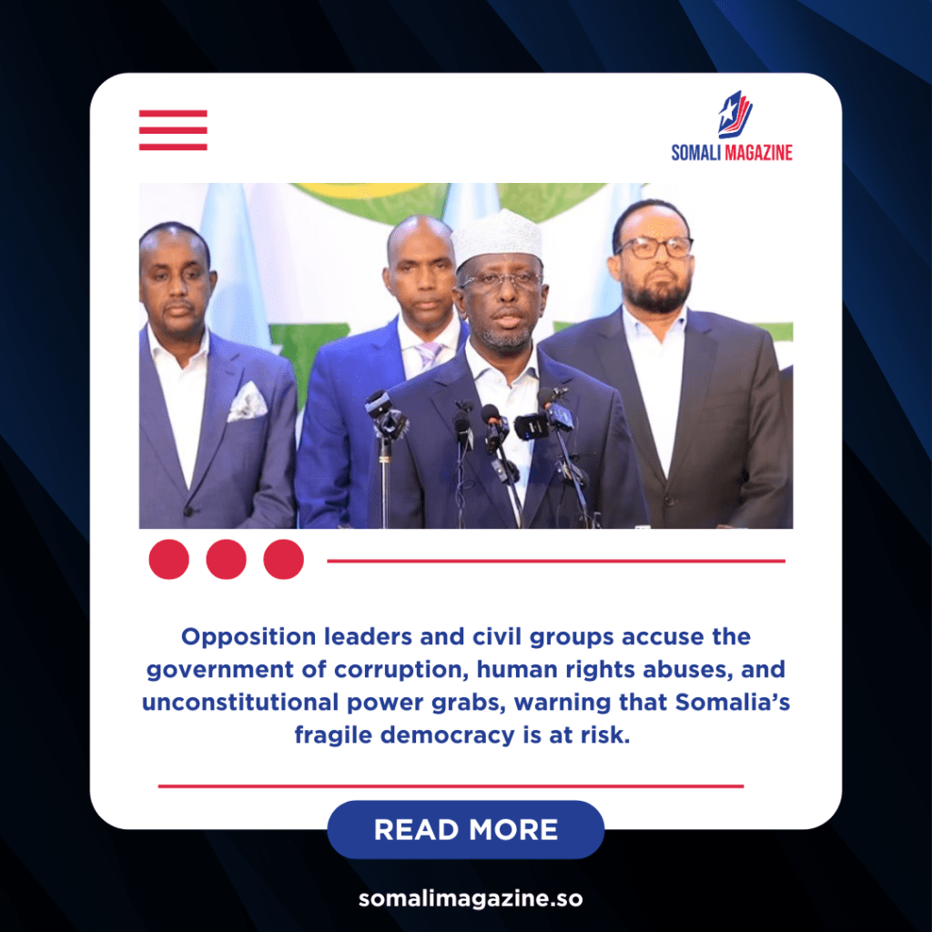 Somalia Opposition Plans Lawsuits Against President Hassan Sheikh ...