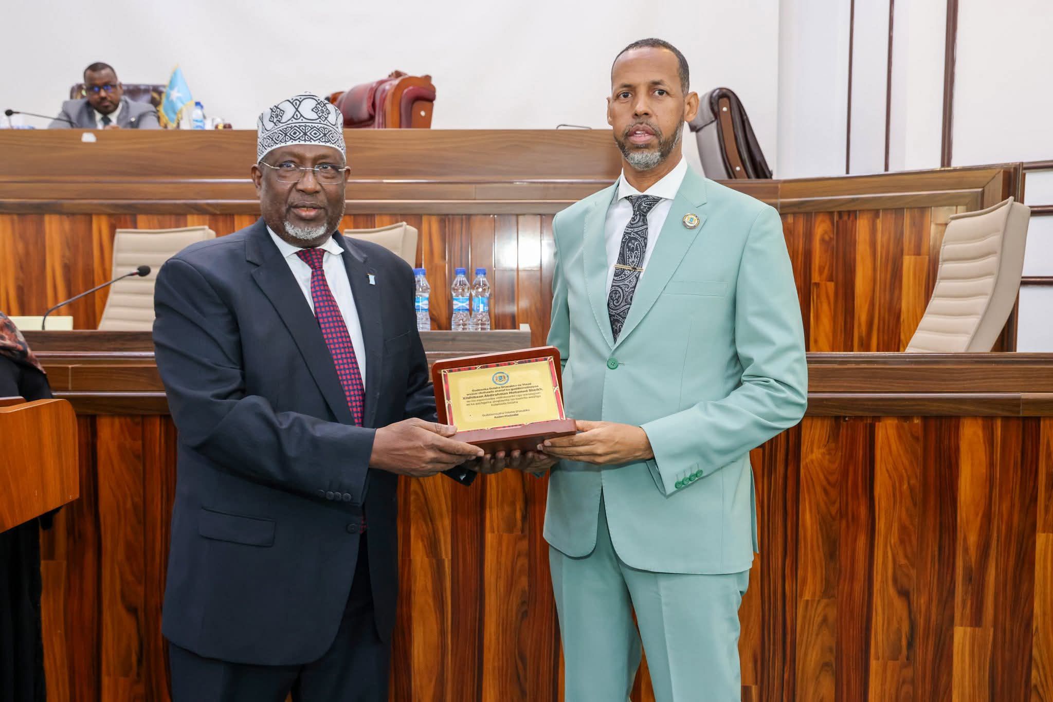 Somalia’s Abdirahman Mohamed Sheikh Ali Honored as Best MP of the 11th ...
