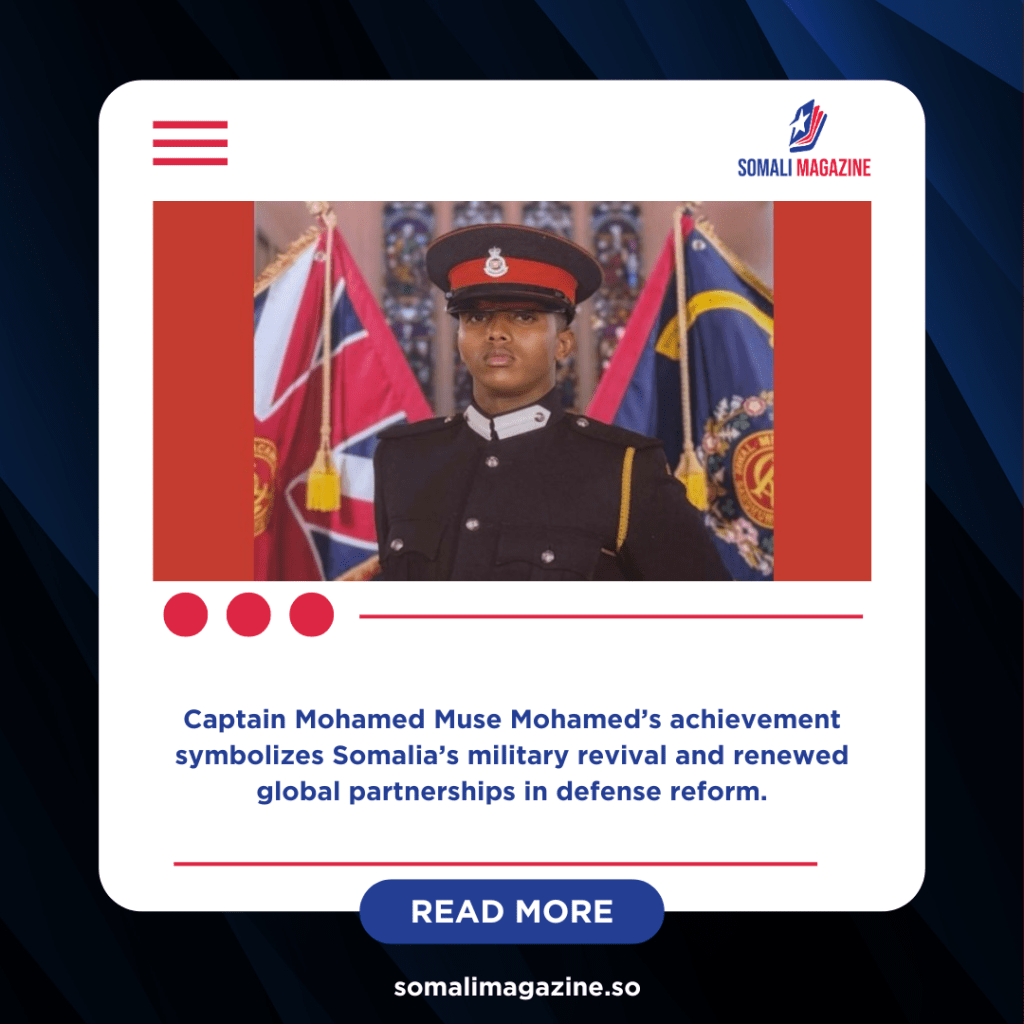 Somalia Marks Historic Military Milestone as First Officer Graduates ...