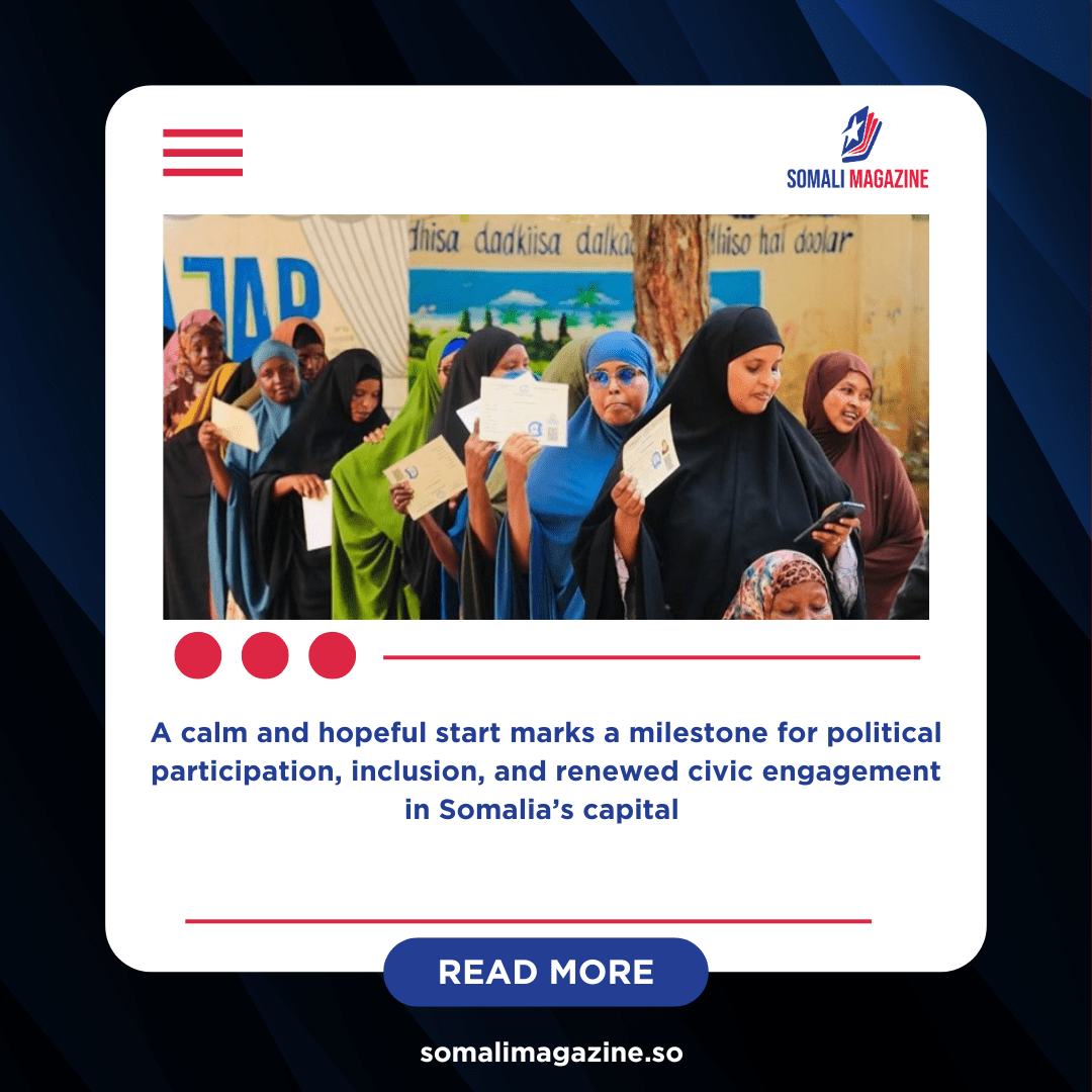 Mogadishu Residents Begin Collecting Voter Cards as City Moves Toward ...