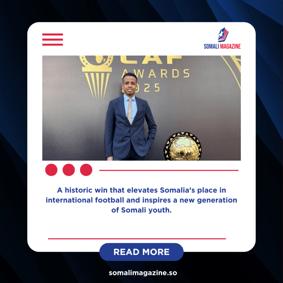Somali Referee Omar Artan Wins Prestigious CAF Award - Somali Magazine