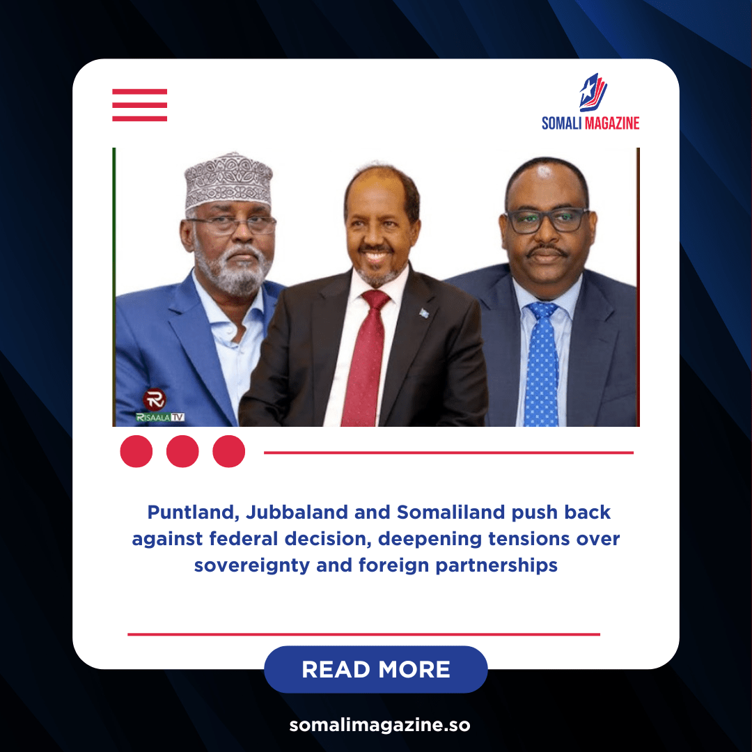 Somalia’s Regions Reject Mogadishu’s Move to Cancel Port Security Deals ...