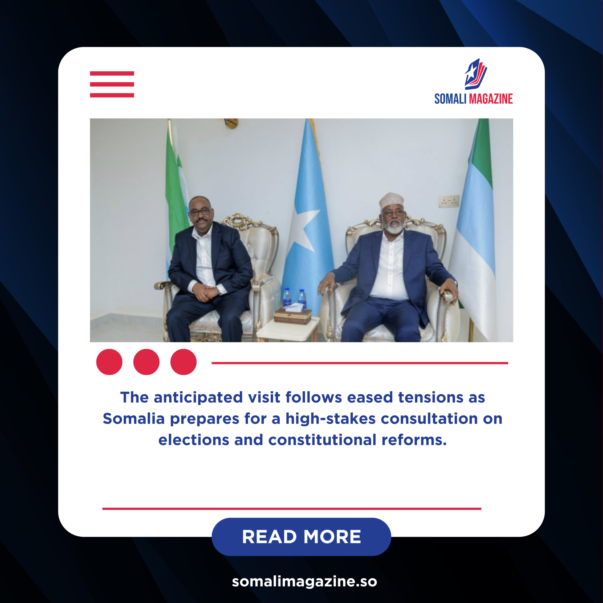 Puntland and Jubbaland Leaders Head to Mogadishu for Crucial National ...